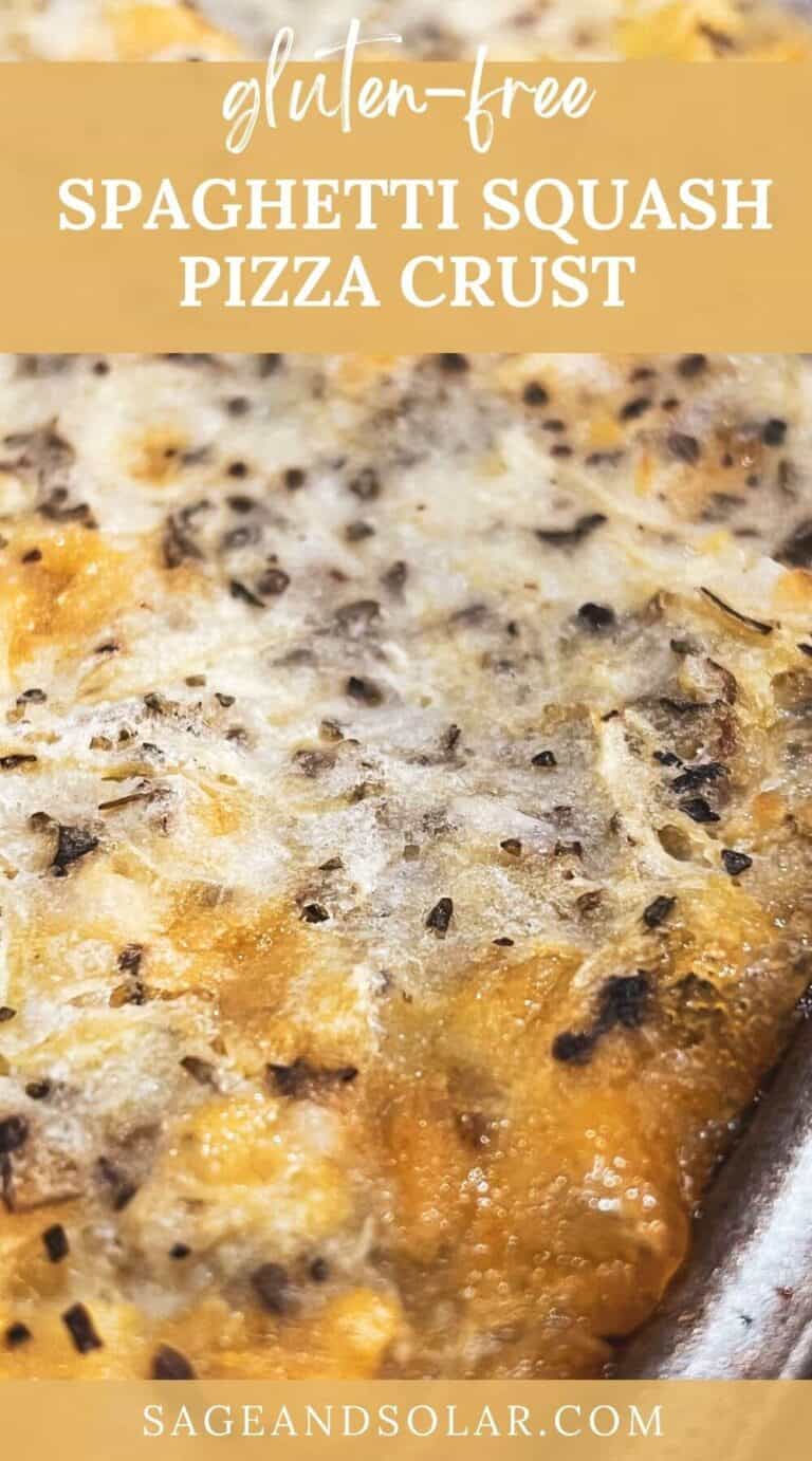 Spaghetti Squash Pizza Crust (Gluten-Free) - Sage & Solar